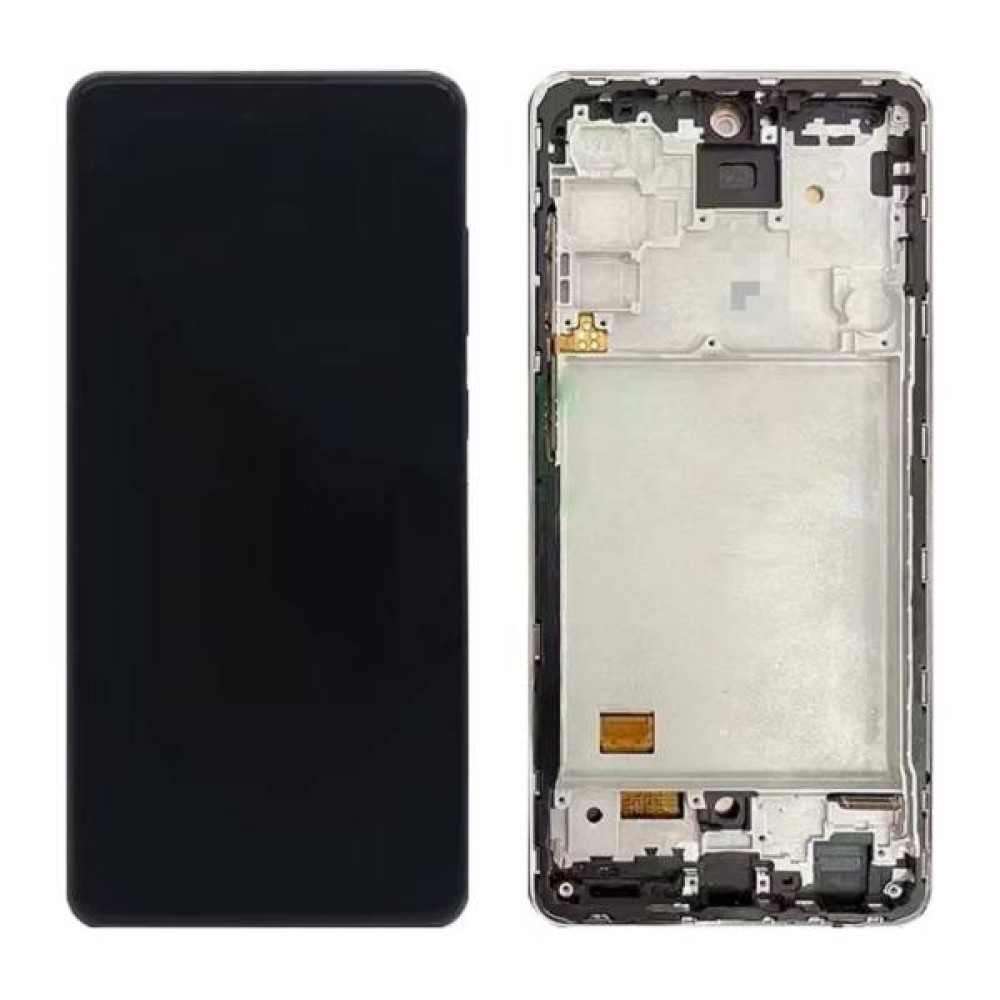 Samsung Galaxy A72 LCD Screen With Frame - Black
