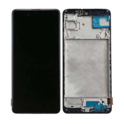 Samsung Galaxy F62 LCD Screen With Frame - Black