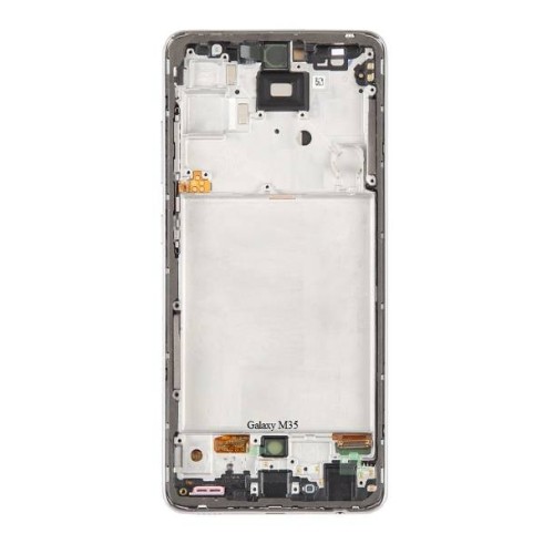Samsung Galaxy M35 LCD Screen With Frame Gray | Cellspare