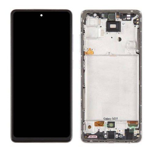 Samsung Galaxy M35 5G LCD Screen With Frame Gray | Cellspare