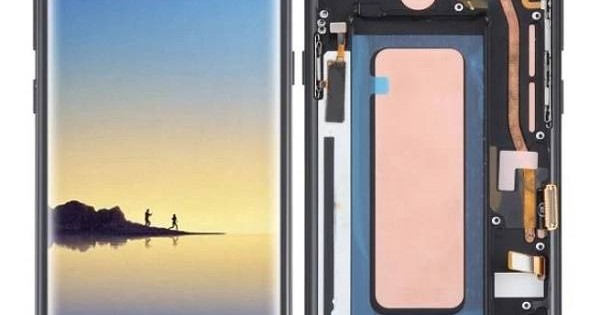 Samsung Galaxy Note 8 LCD Screen With Frame Black | High Quality