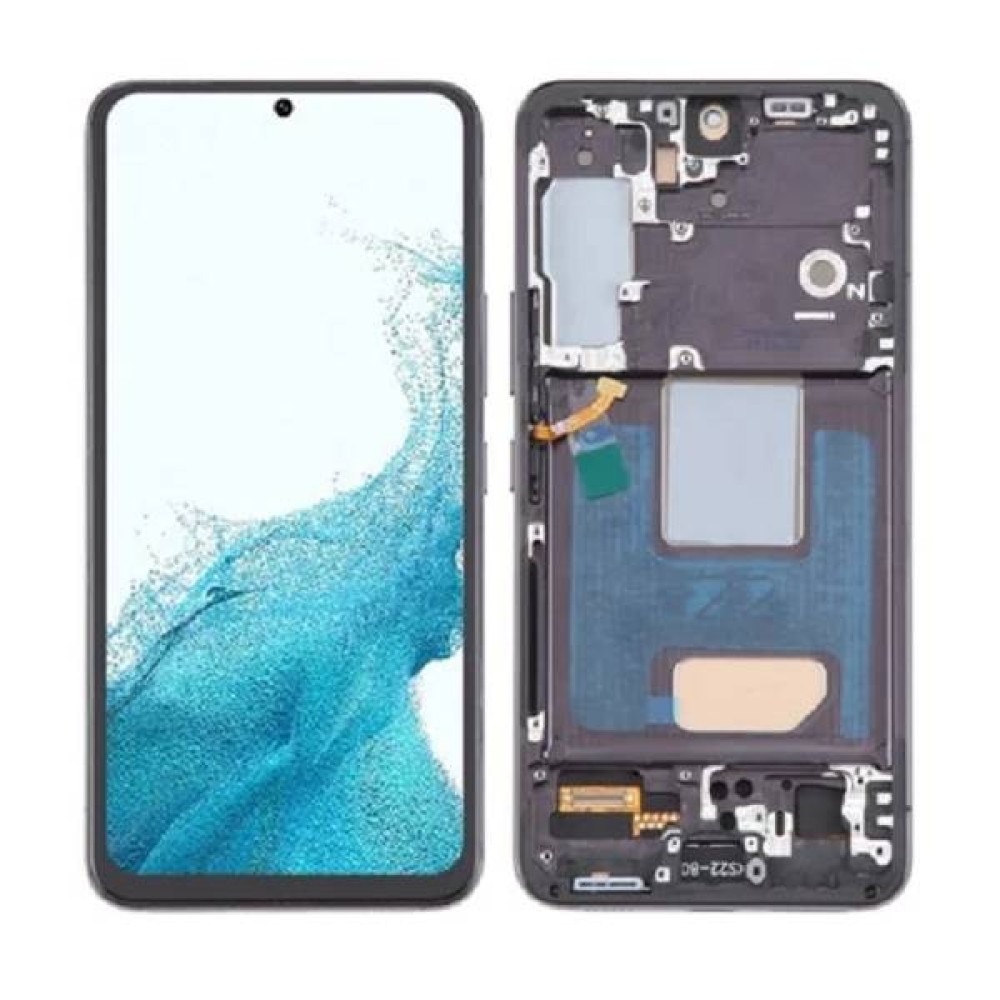 Samsung Galaxy S22 5G LCD Screen With Frame - Black