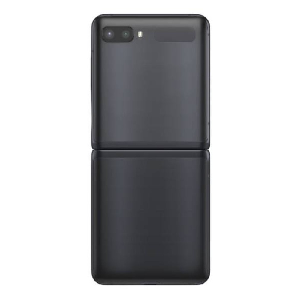 Rear Housing Back Panel Cover For Samsung Galaxy Z Flip Black | High ...