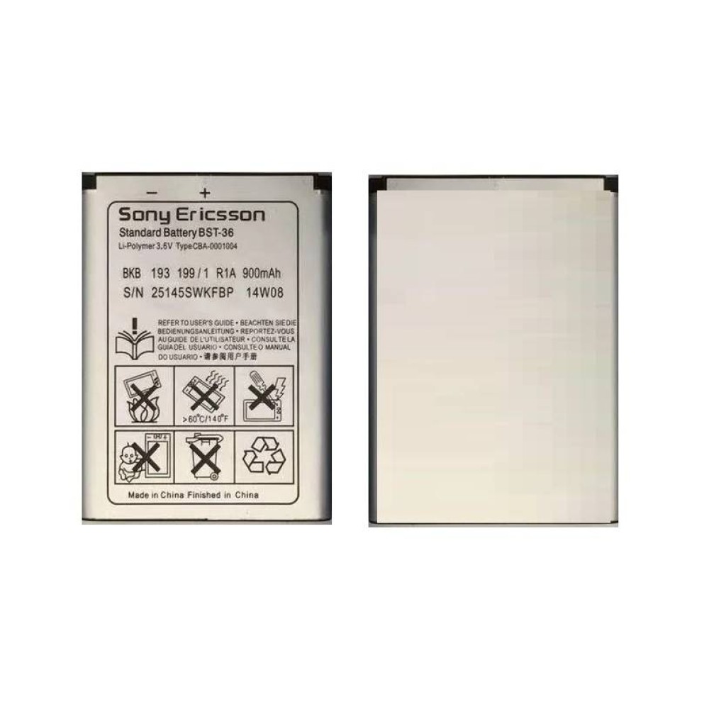 Sony Ericsson W350 Battery | BST-36 | ORIGINAL | Cellspare