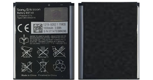 Sony Ericsson J10i Battery | BST-43 | ORIGINAL | Cellspare