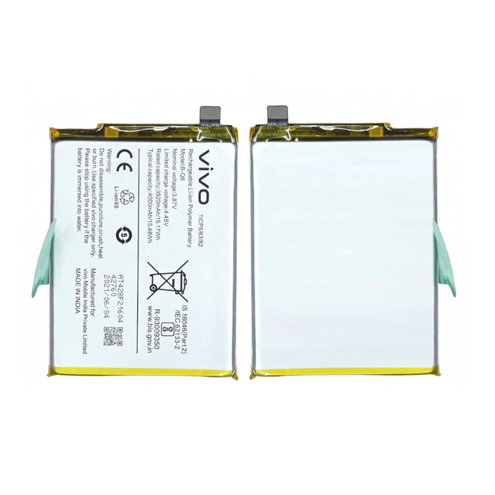 Vivo V21E 5G Battery Original Quality - Best Price - Cellspare