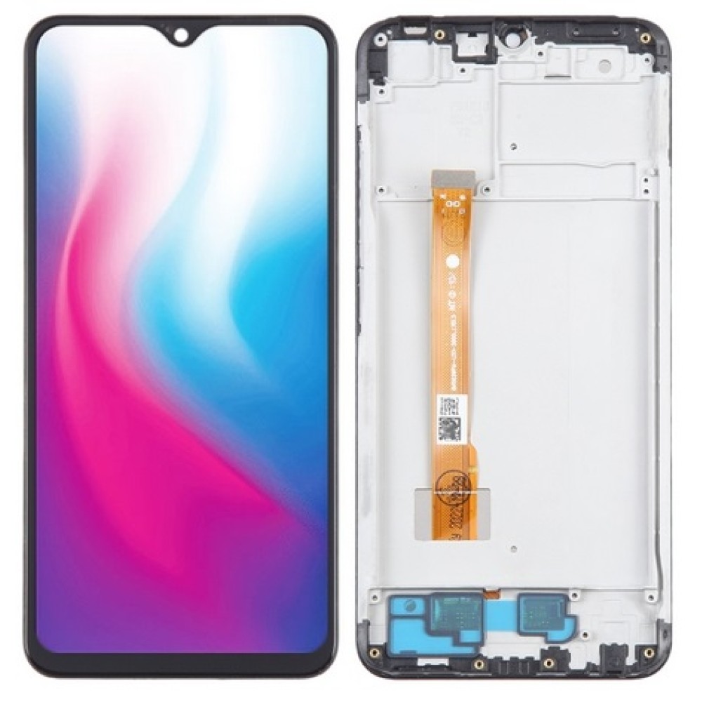 Vivo Y91 LCD Screen With Frame Module Black - Cellspare
