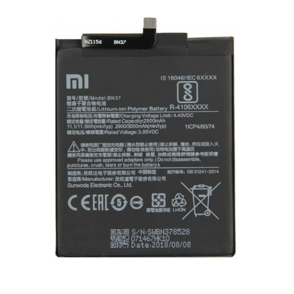 Xiaomi Redmi 6 Battery Original Quality At Best Price | Cellspare