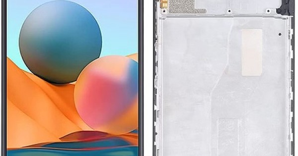 Xiaomi Redmi Note 10S LCD Screen With Frame Black - Cellspare