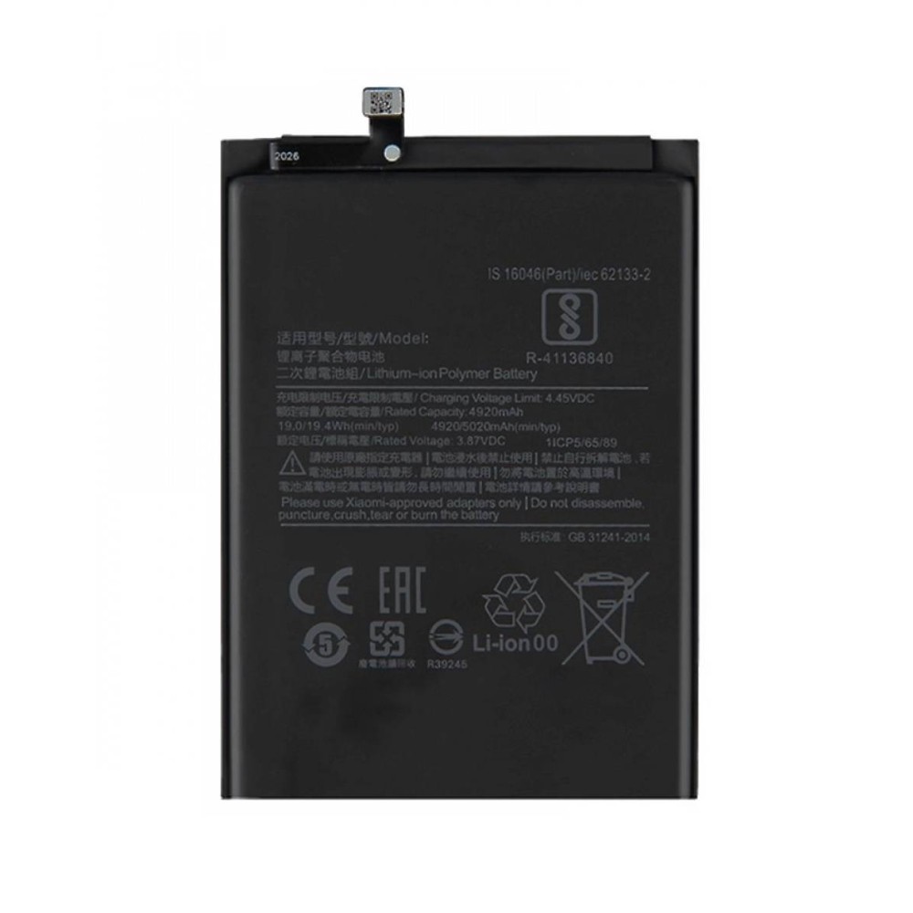 Xiaomi Redmi Note 9T Battery Original Quality At Best Price | Cellspare