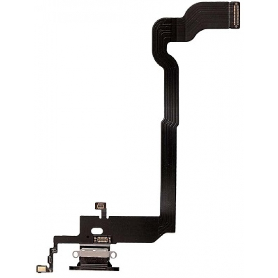 Apple iPhone X Charging Port Flex Cable Replacement Black - Cellspare