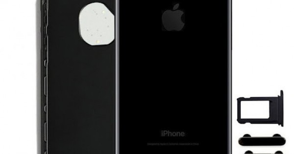 Apple iPhone 7 Rear Housing Full Body Back Panel Black - Cellspare