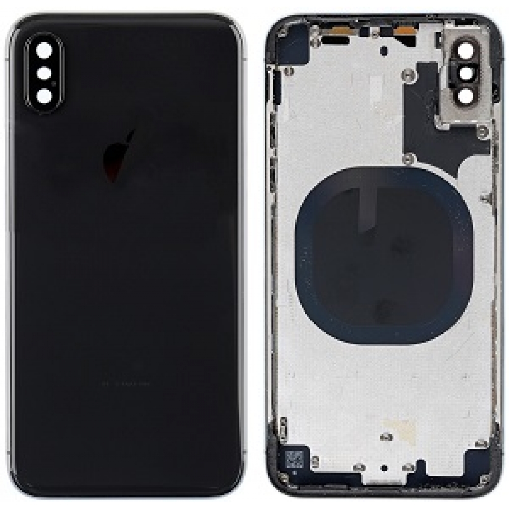 Full Housing Body Panel For Apple iPhone X Black | ORIGINAL