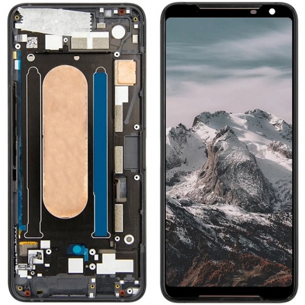 Asus ROG Phone 2 LCD Screen With Frame Black - Cellspare