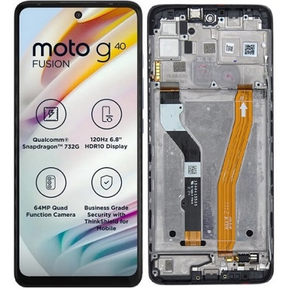 Motorola Moto G60 LCD Screen With Frame Frosted Champagne - Cellspare