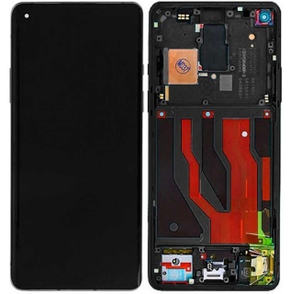 OnePlus 8 LCD Screen With Frame Onyx Black Module - Cellspare