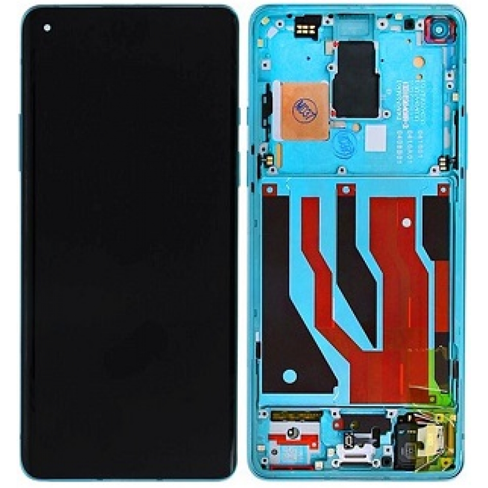 OnePlus 8 LCD Screen With Frame - Glacial Green