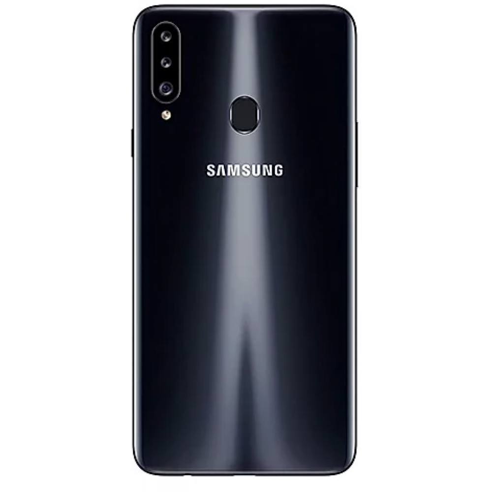 Samsung Galaxy A20s Rear Housing Panel Black - Cellspare