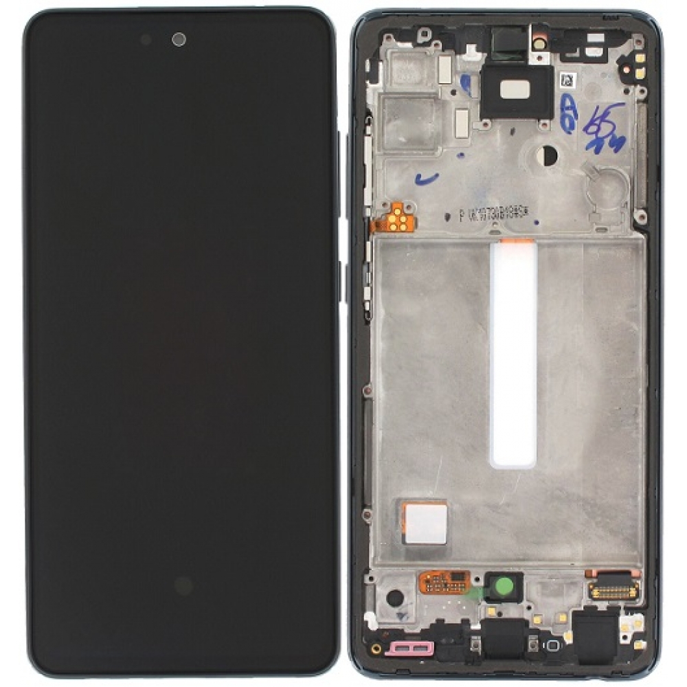 Samsung Galaxy A52 5G LCD Screen With Frame Black - Cellspare Samsung Galaxy A52 5G LCD Screen With Frame Black - Cellspare