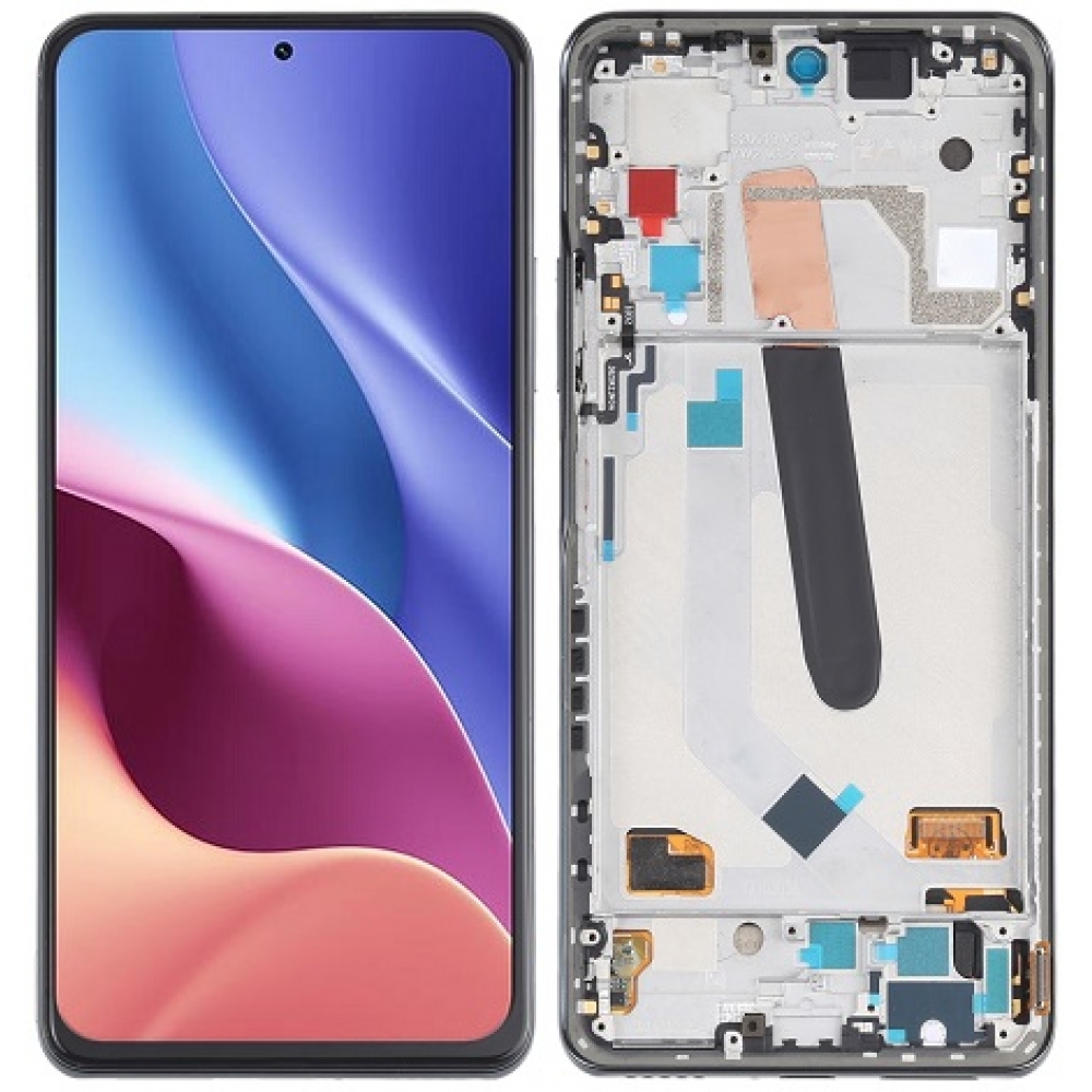 Xiaomi Mi 11i LCD Screen With Frame Celestial Silver - Cellspare