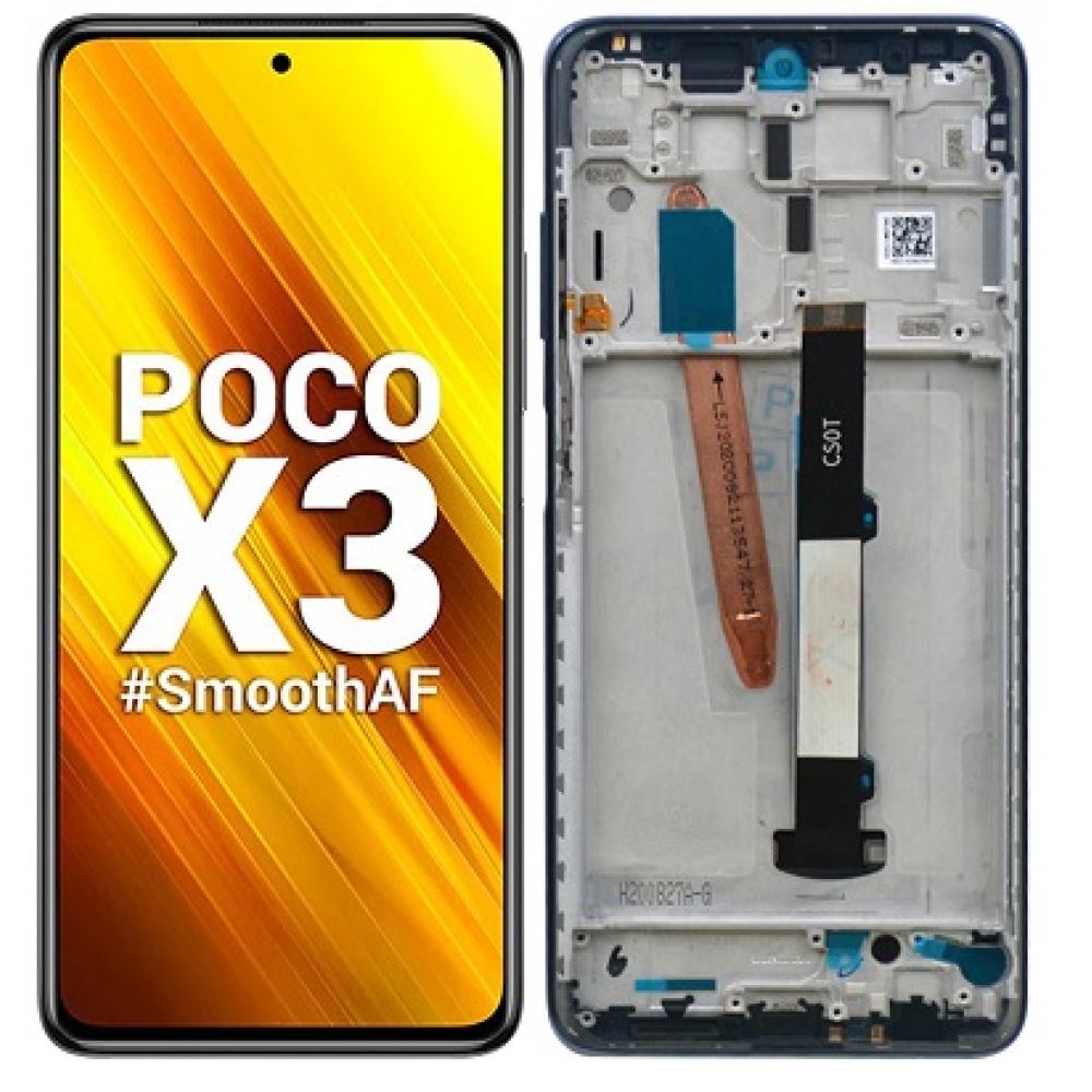 Xiaomi Poco X3 Pro LCD Screen Display With Frame - Cellspare