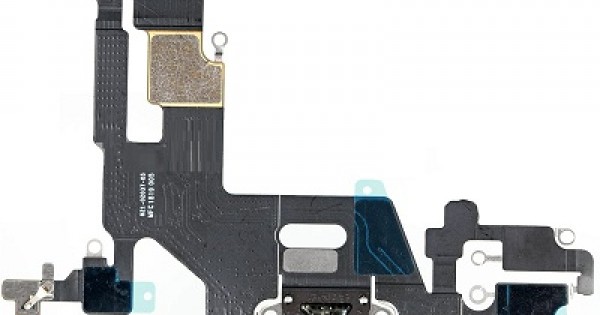 Apple iPhone 11 Charging Port Flex Cable Black Replacement - Cellspare