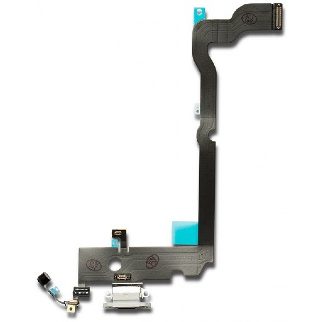Apple iPhone XS Max Charging Port Flex Cable Silver - Cellspare