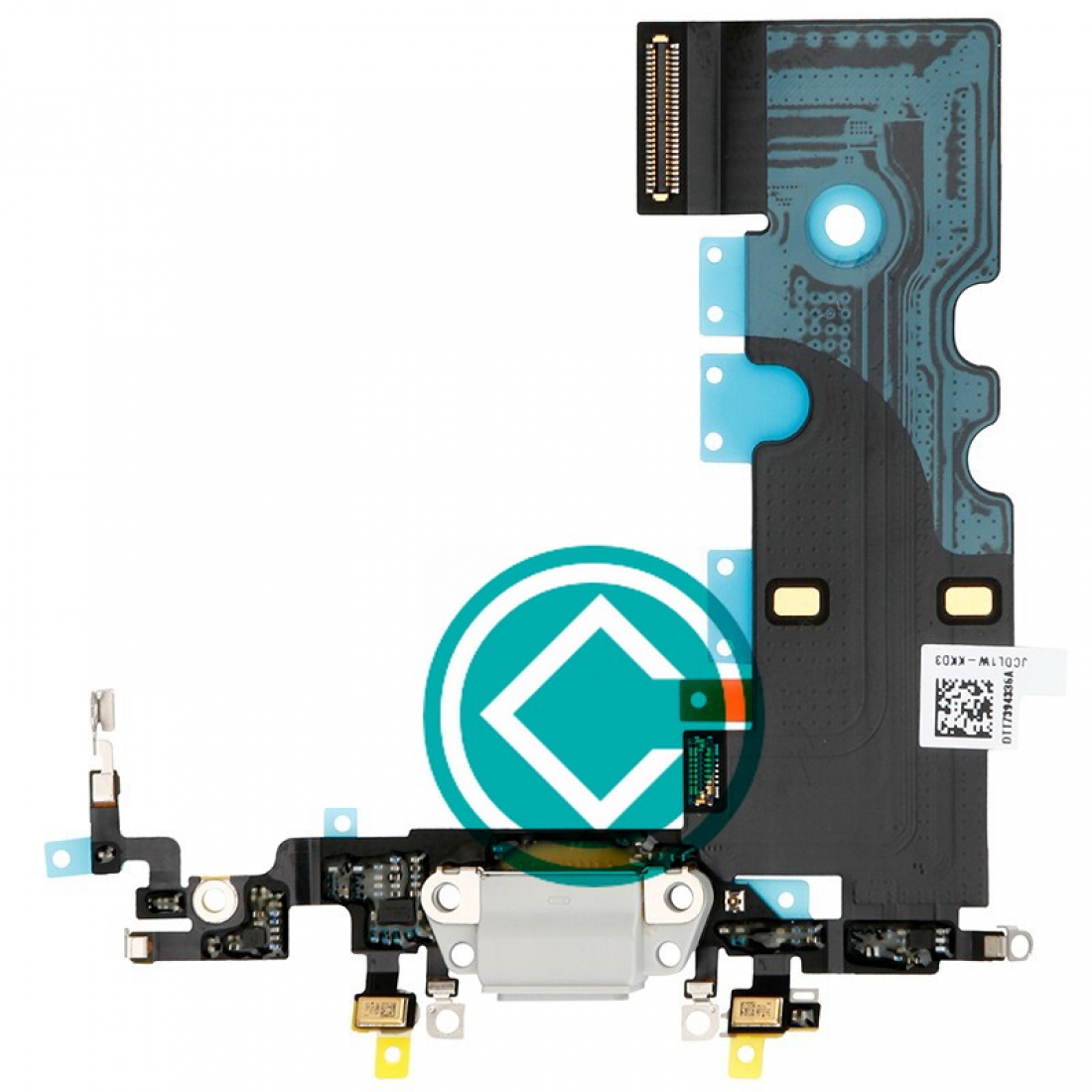 Apple iPhone 8 Charging Port Flex Cable Light Grey - Cellspare