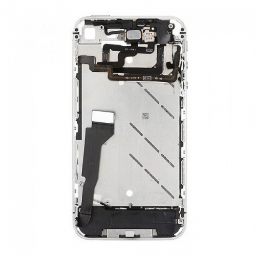 Apple iPhone 4G Middle Housing Panel With Parts Silver - Cellspare