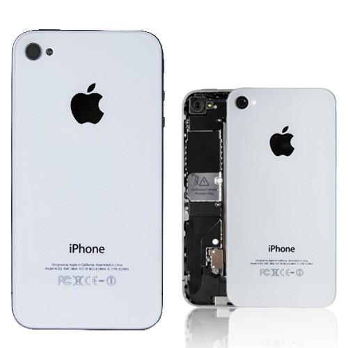 Apple iPhone 4 Rear Housing Battery Door White - Cellspare