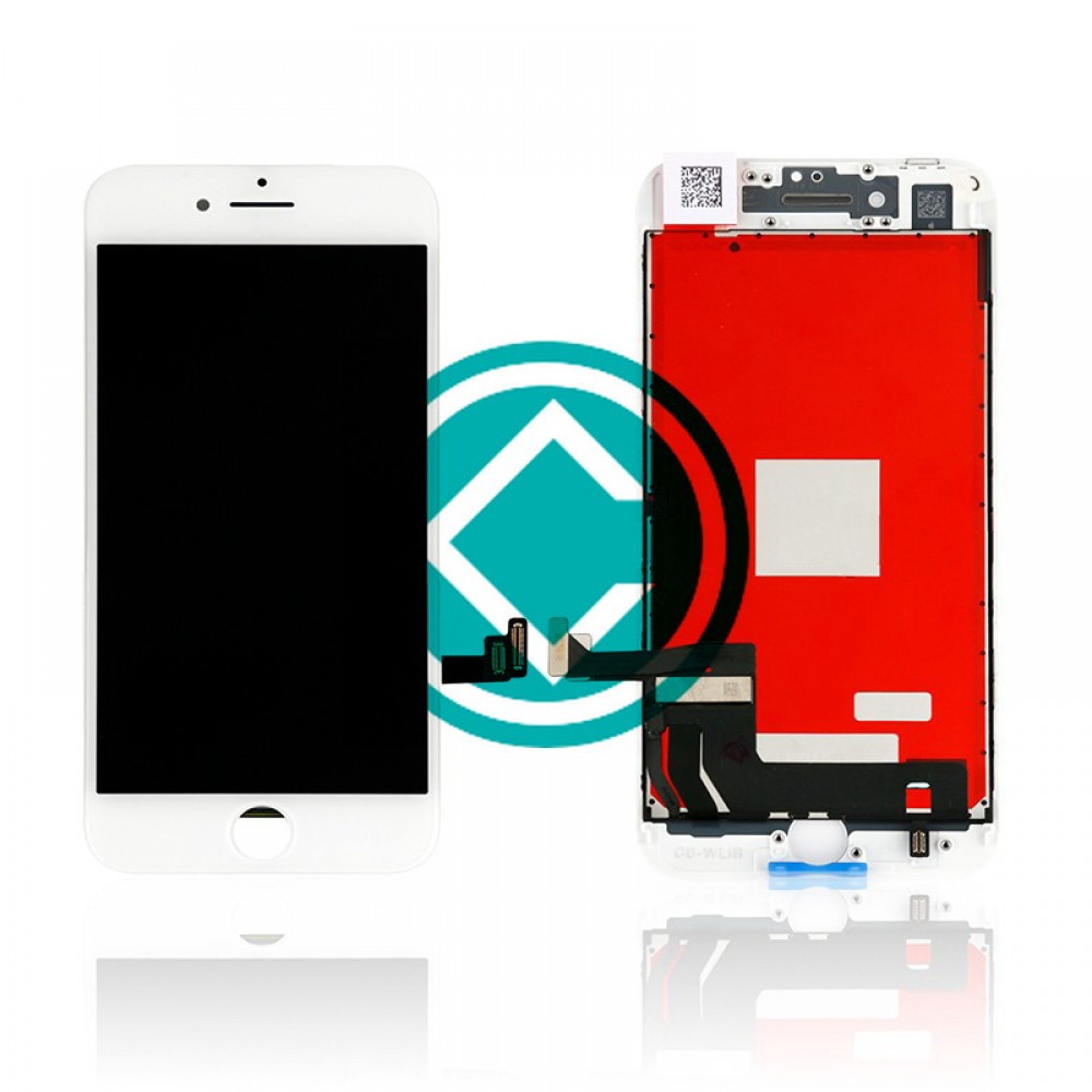 Apple iPhone 8 LCD Screen White Replacement Module - Cellspare