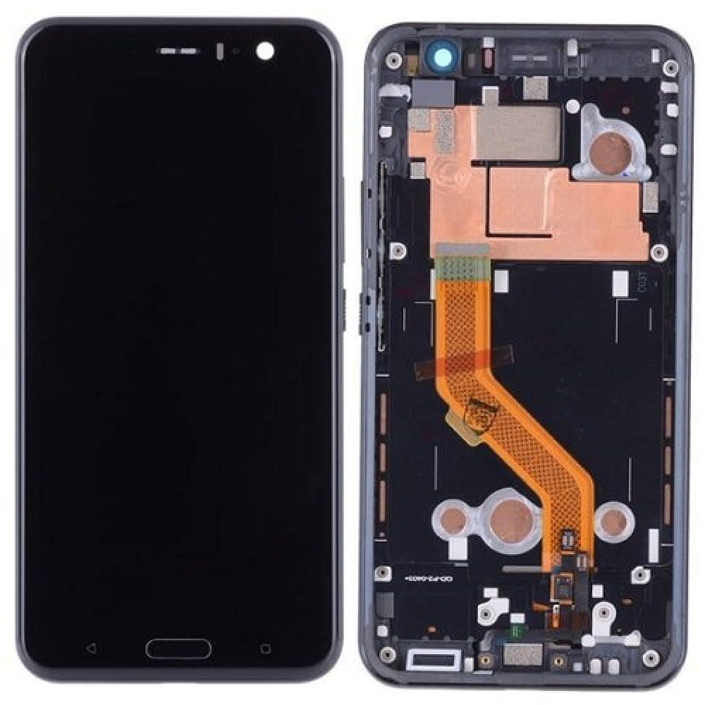 HTC U11 LCD Screen Display With Frame Black Best Price - Cellspare