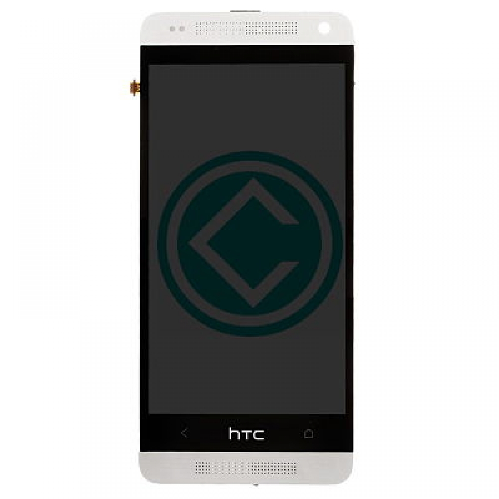 HTC One Mini LCD Screen With Front Housing Replacement White - Cellspare
