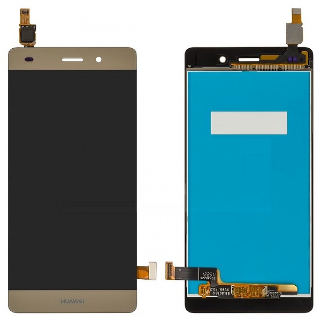 Huawei P8 Lite LCD Screen With Digitizer Module Gold - Cellspare