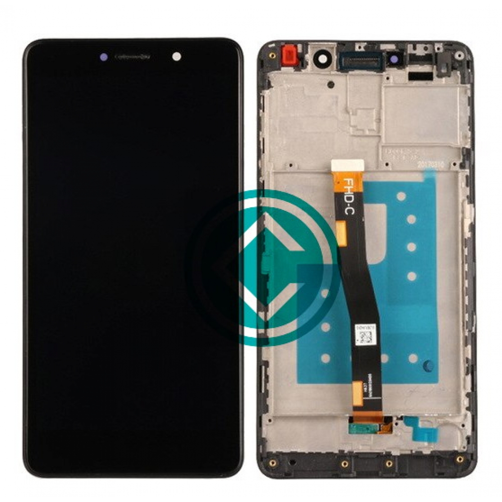 Huawei Honor 6X LCD Screen With Frame Black - Cellspare