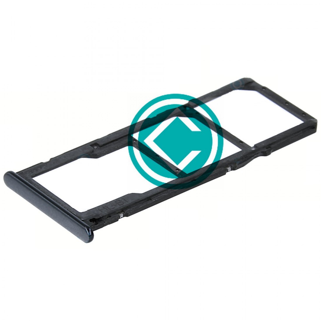 Huawei Y7 2019 Sim Tray replacement Black - Cellspare