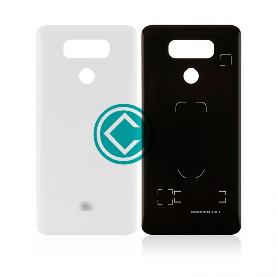 LG G6 Rear Housing Panel Battery Door + Camera Lens Module White ...