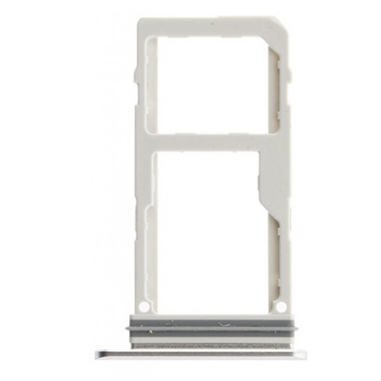 LG V30S ThinQ Sim And SD Card Tray Module Silver - Cellspare