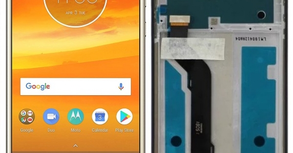 Motorola Moto E5 Plus LCD Screen With Frame Gold - Cellspare