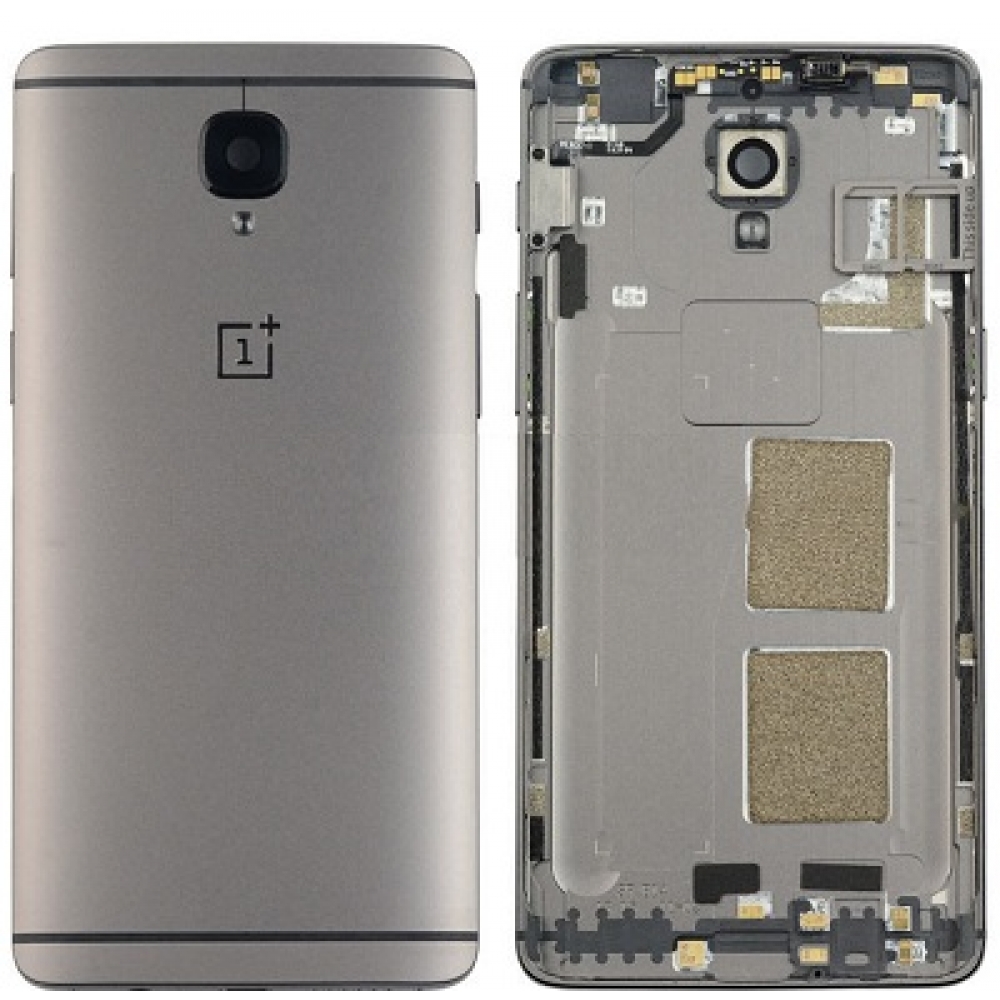 Oneplus 3T Rear Housing Panel Grey Replacement - Cellspare