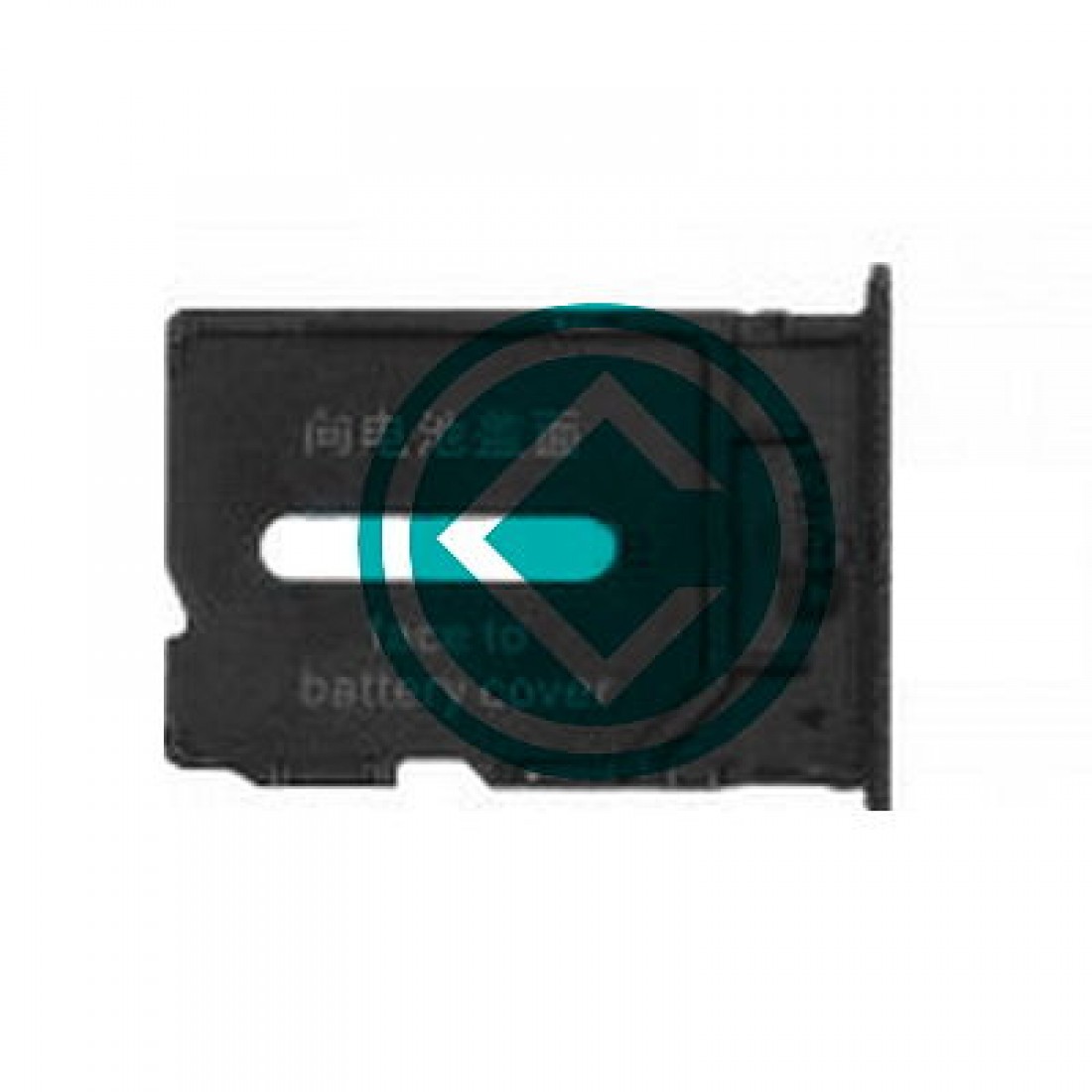 OnePlus One Sim Tray Module Black - Cellspare