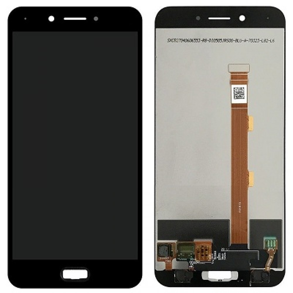 Oppo A77 LCD Screen Display Replacement Black - Cellspare
