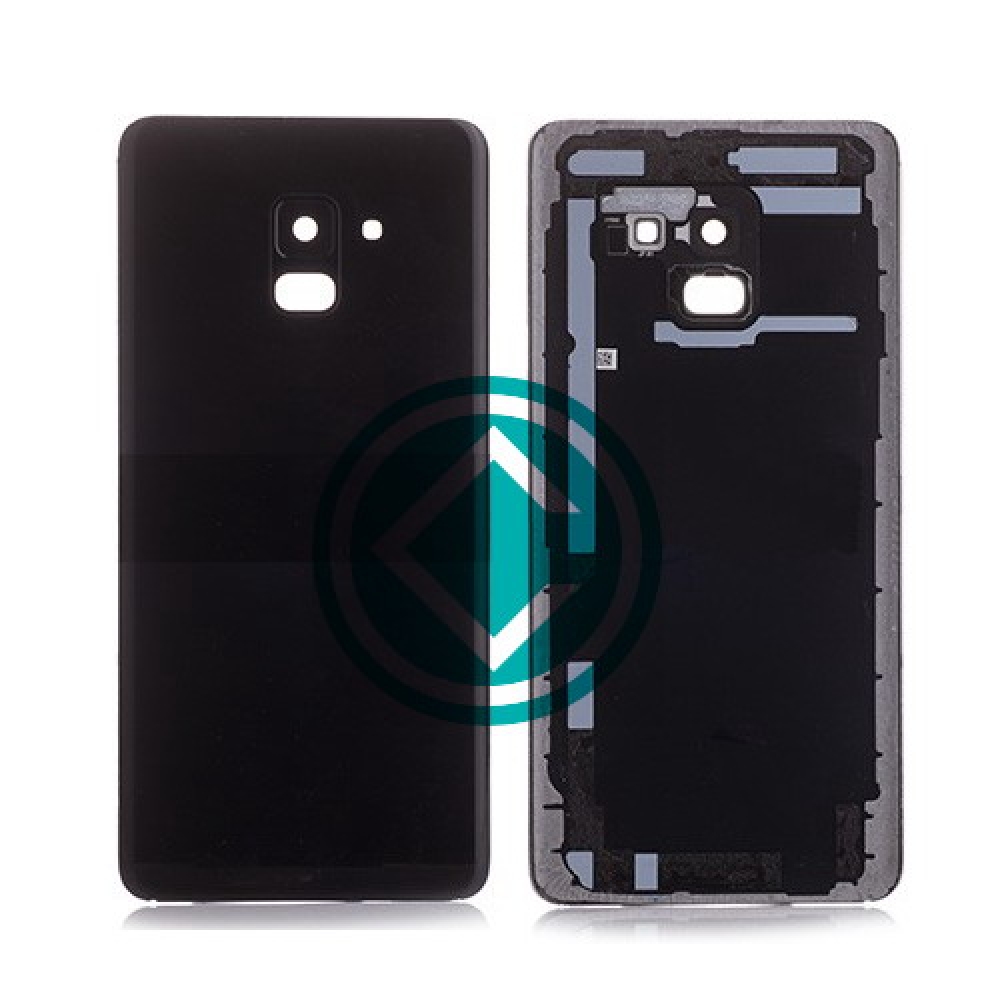 Samsung Galaxy A8 Plus Rear Housing Panel Battery Door Black - Cellspare