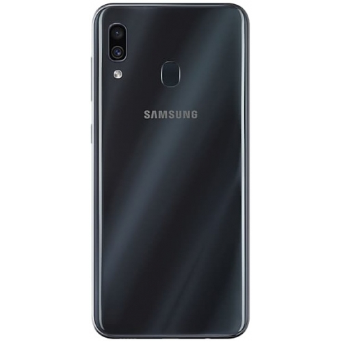 Samsung Galaxy A30 Rear Housing Panel Black - Cellspare