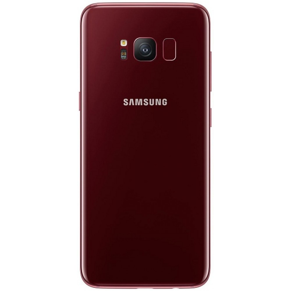 Samsung Galaxy S8 Rear Housing Battery Door Module Burgundy Red - Cellspare