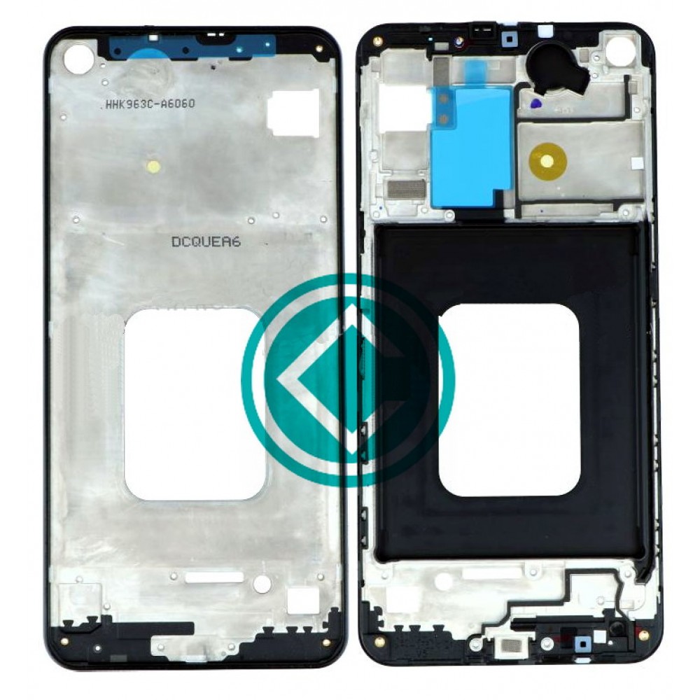 Front Frame Middle Chassis For Samsung Galaxy A60 Black | ORIGINAL