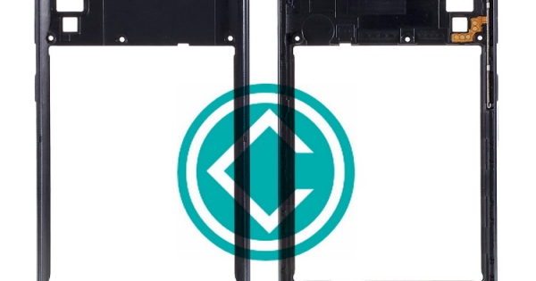 Front Frame Middle Chassis For Samsung Galaxy A50 Black | ORIGINAL