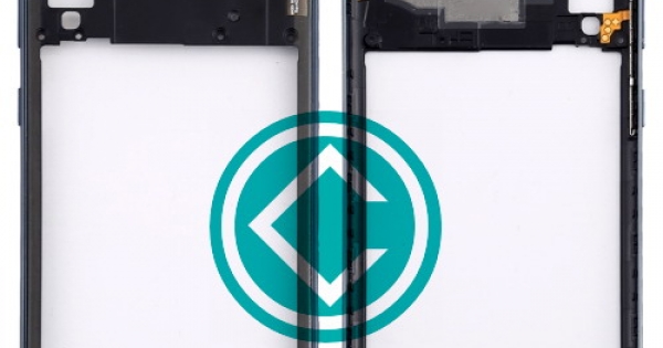 Samsung Galaxy A70s Middle Frame Replacement Black - Cellspare