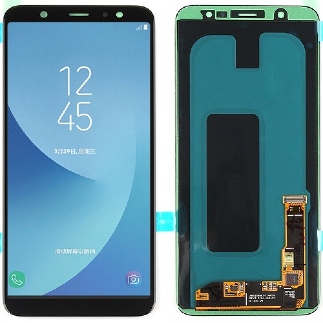 Samsung Galaxy A6 Plus 2018 LCD Screen Display Module Black - Cellspare