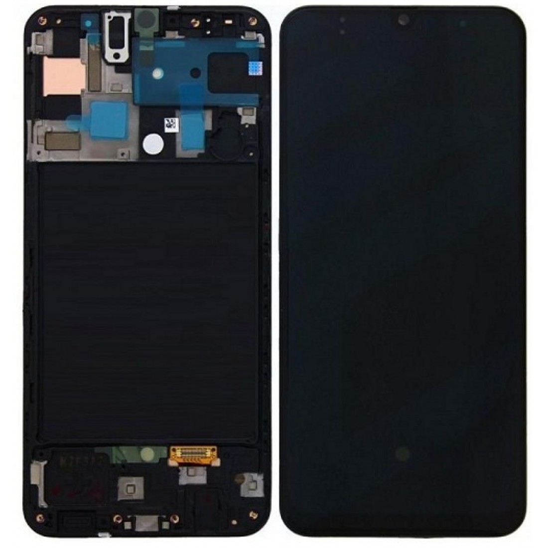 Samsung Galaxy A50s LCD Screen With Frame Module Black - Cellspare